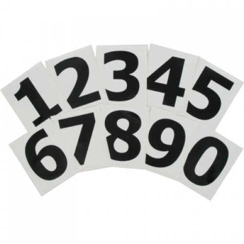 Adhesive Numbers(1234567890) 10Pack 55mm 10 Per Pack